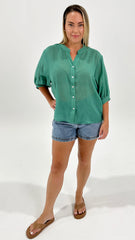 Jessica Blouse Gumleaf – MintFashionBoutique