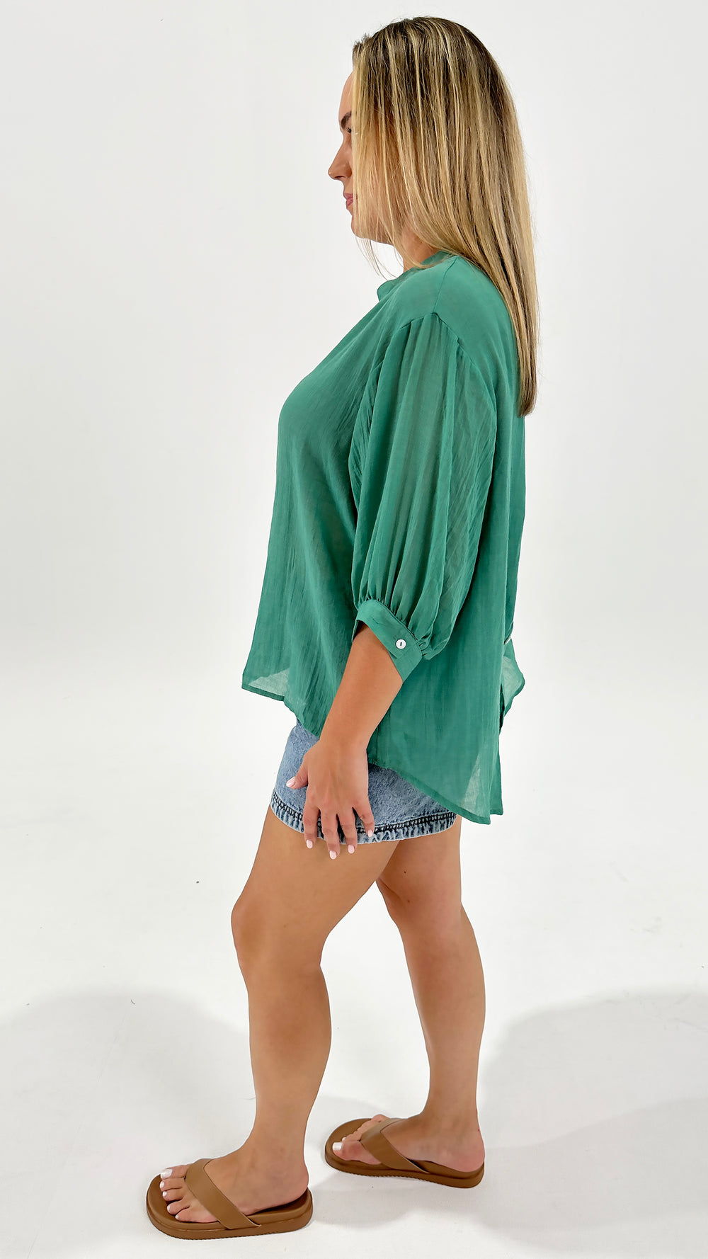 Jessica Blouse Gumleaf – MintFashionBoutique